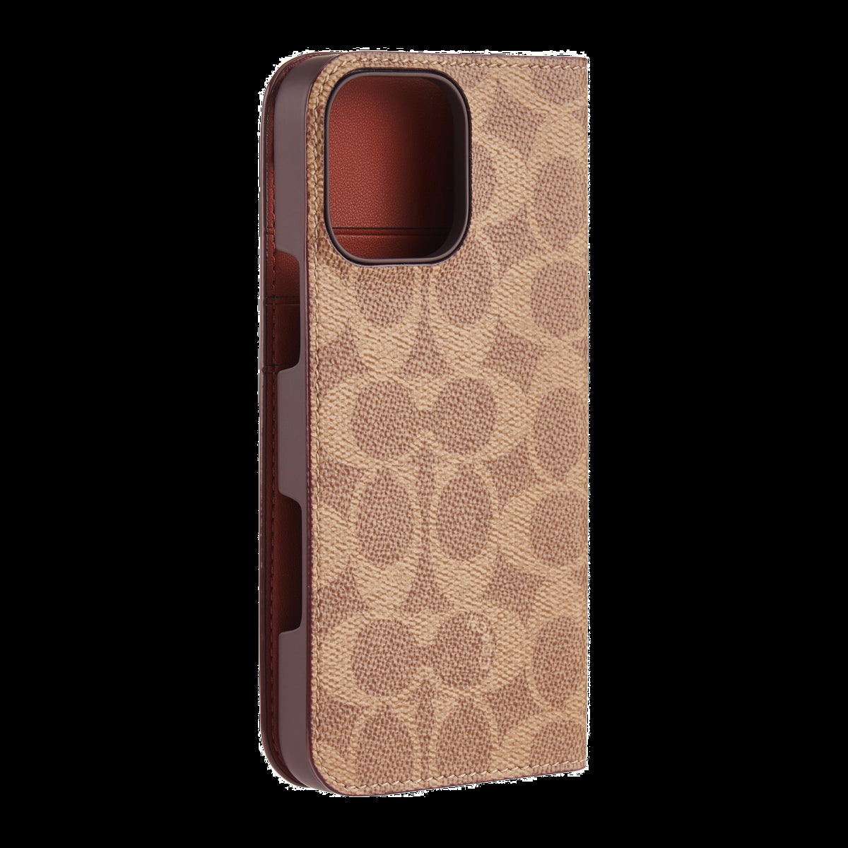 iPhone 16 Pro Max Coach Folio Signature C Case - Tan | tboothwireless