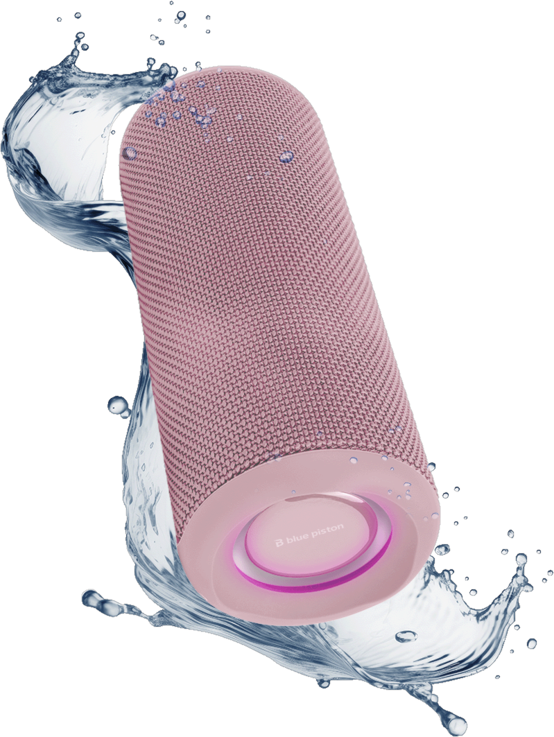 LOGiiX Blue Piston Max Bluetooth Speaker - Pink | tboothwireless